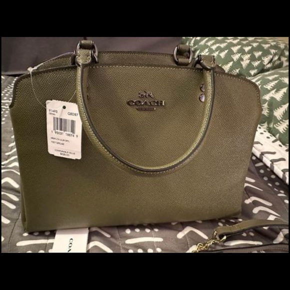 Coach | Bags | Coach Olive Green Handbag | Poshmark